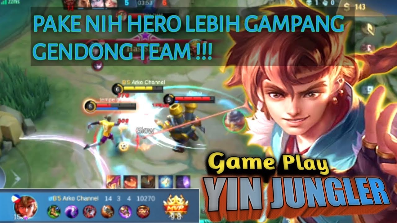 Cara Main YIN HYPER Kuasai Di Early Game | Build YIN - MOBILE LEGENDS ...
