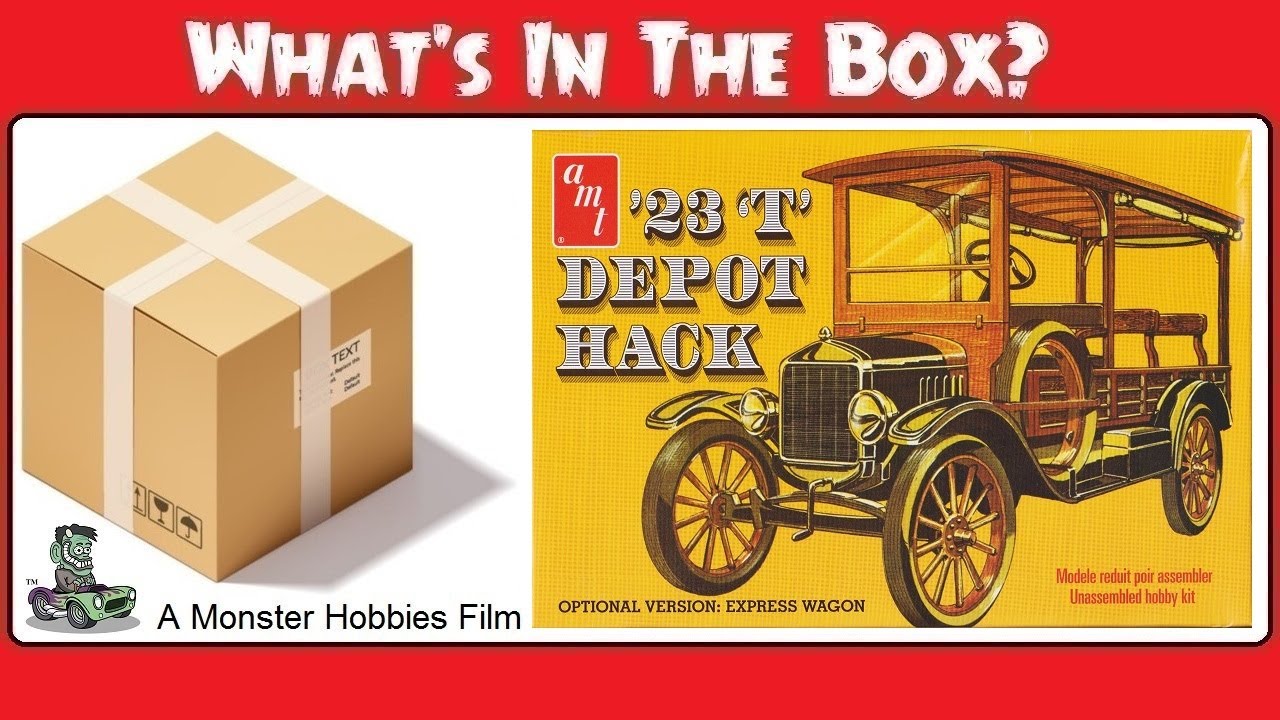 What's In The Box? The AMT 1923 Ford Model T Depot Hack - A Model Car ...