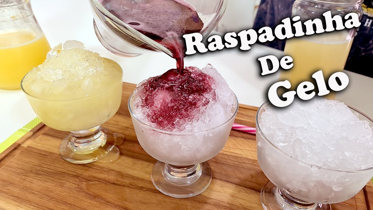 Raspadinha de gelo com suco - YouTube