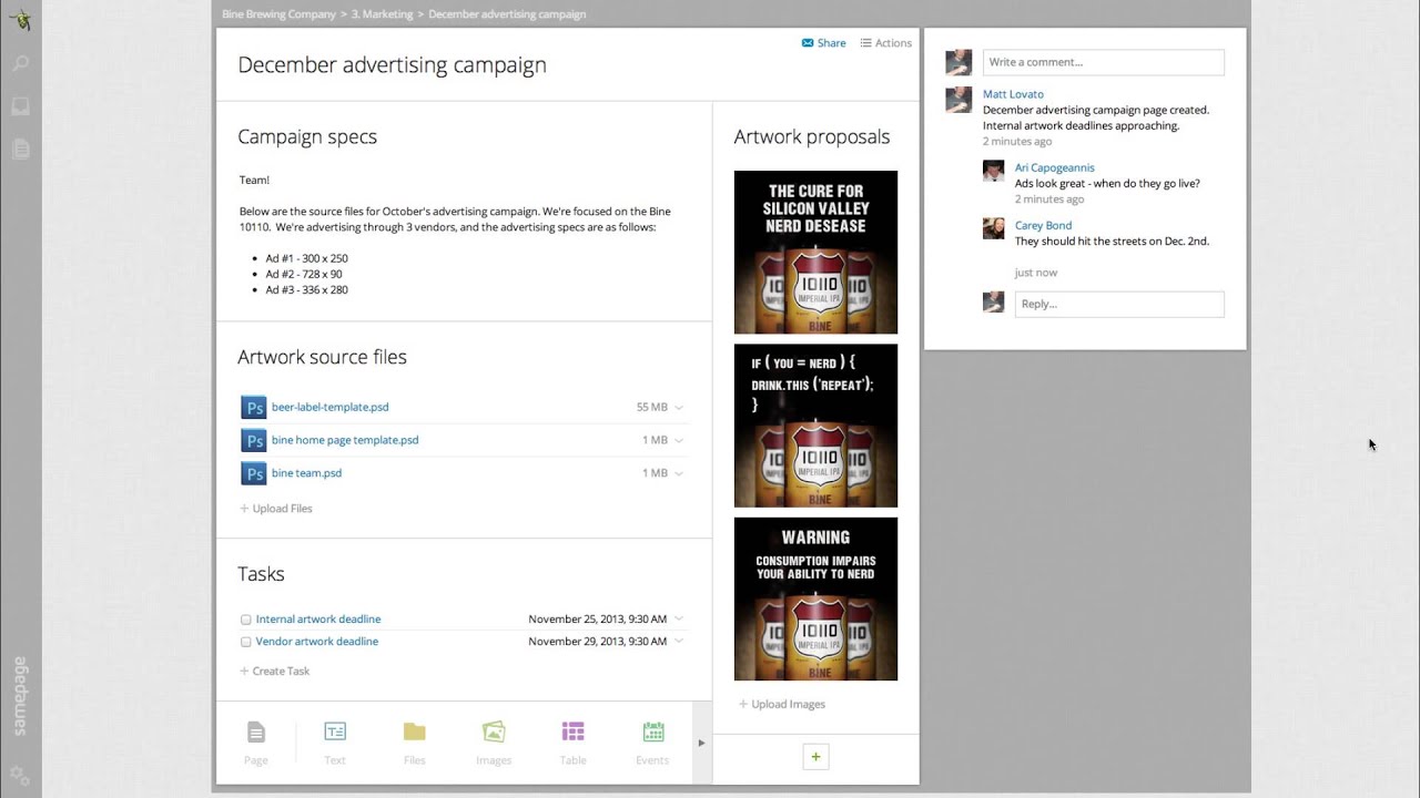 Samepage - The power of comments - YouTube