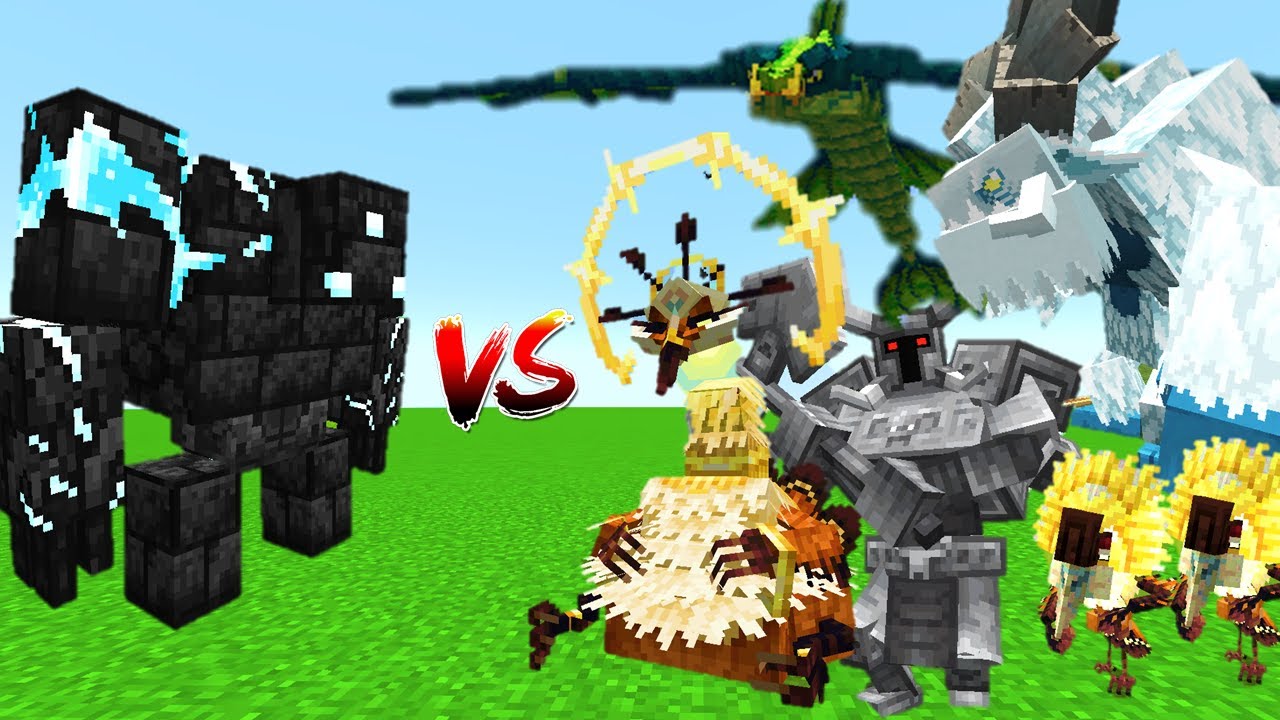 Heavy Guling Sentinel(EEab's Mobs) Vs Mowzie's Mobs Bosses in Minecraft ...