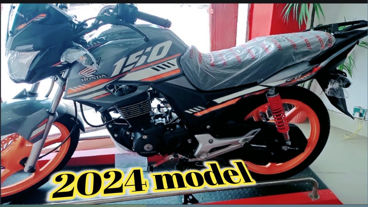 HONDA cb 150f 2024 model silver color #bike - YouTube