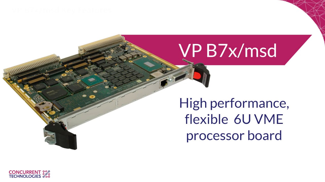 VP B7x/msd - Product Overview | Concurrent Technologies - YouTube