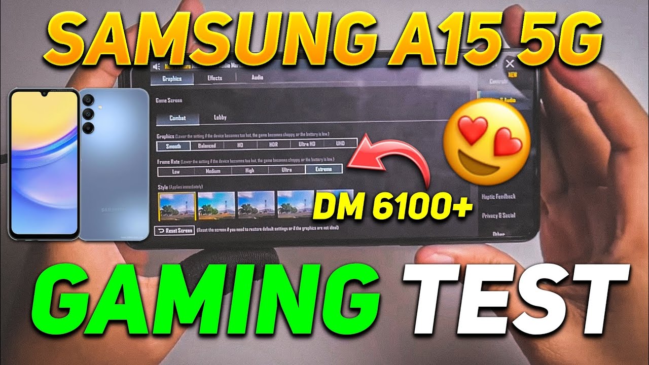 SAMSUNG GALAXY A15 5G BGMI TEST | SAMSUNG A15 5G UNBOXING & GAMING TEST ...