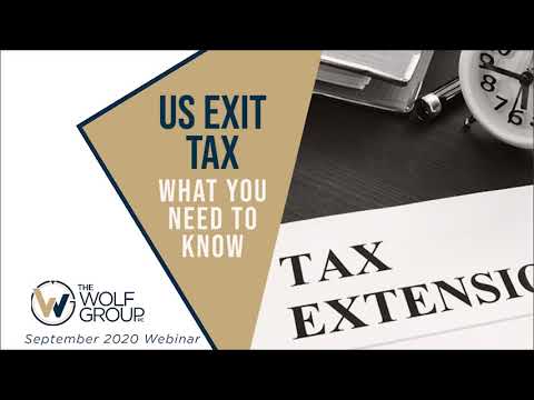 US Exit Tax What You Need To Know - YouTube