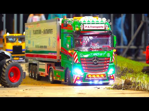HIGH DETAILED UNIQUE RC TRUCKs / AMAZING TECHICAL RC COLLECTION / RC TRACTORS / RC DIGGER/ MB ACTROS