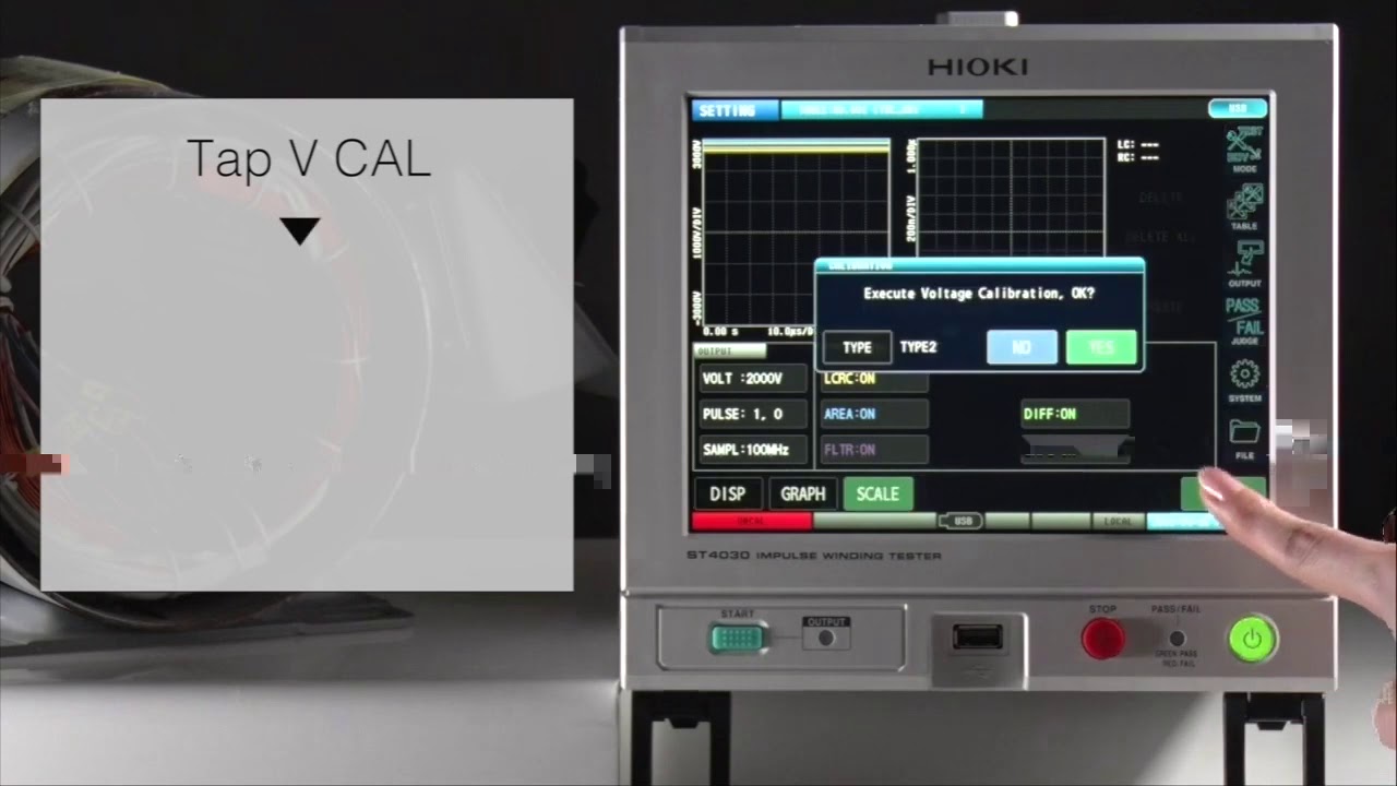 How to use Hioki Impulse Winding Tester ST4030 - YouTube