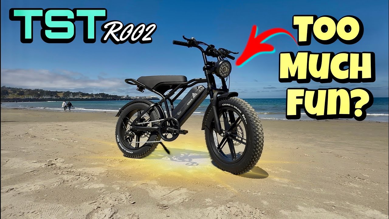 Testing Out the TST R002 Moped Style E-bike! • Ride & Review! - YouTube