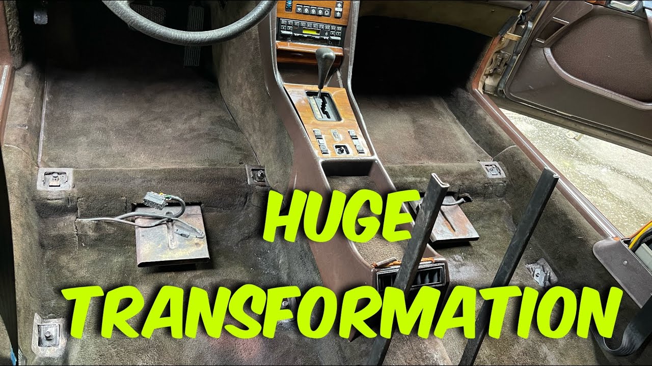 Mercedes w126 300sd turbo diesel engine bay and interior overhaul and ...