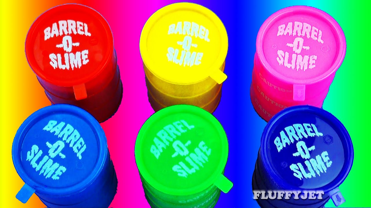 Learning Colors with Slime Fun Toys | Play & Learn for Children - YouTube