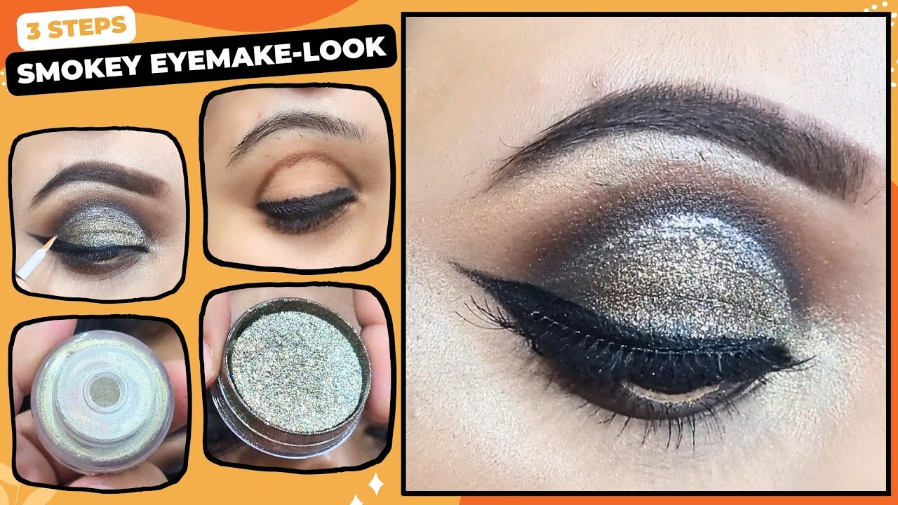 Quick 3-Step Smokey Eye Makeup Technique For Beginners !!! - YouTube
