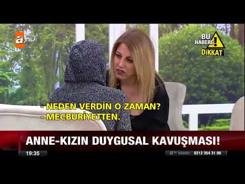32 yıl sonra anne-kızın duygusal kavuşması !