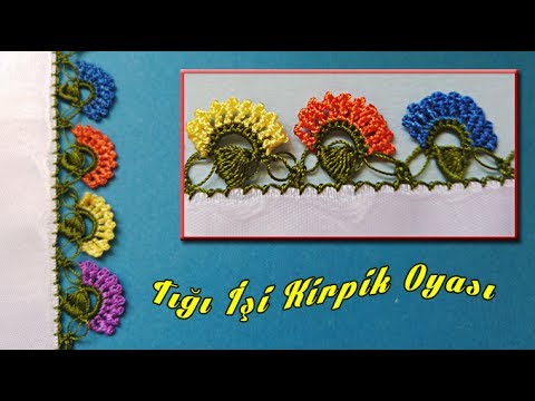 Tığı İşi Kirpik Oyası