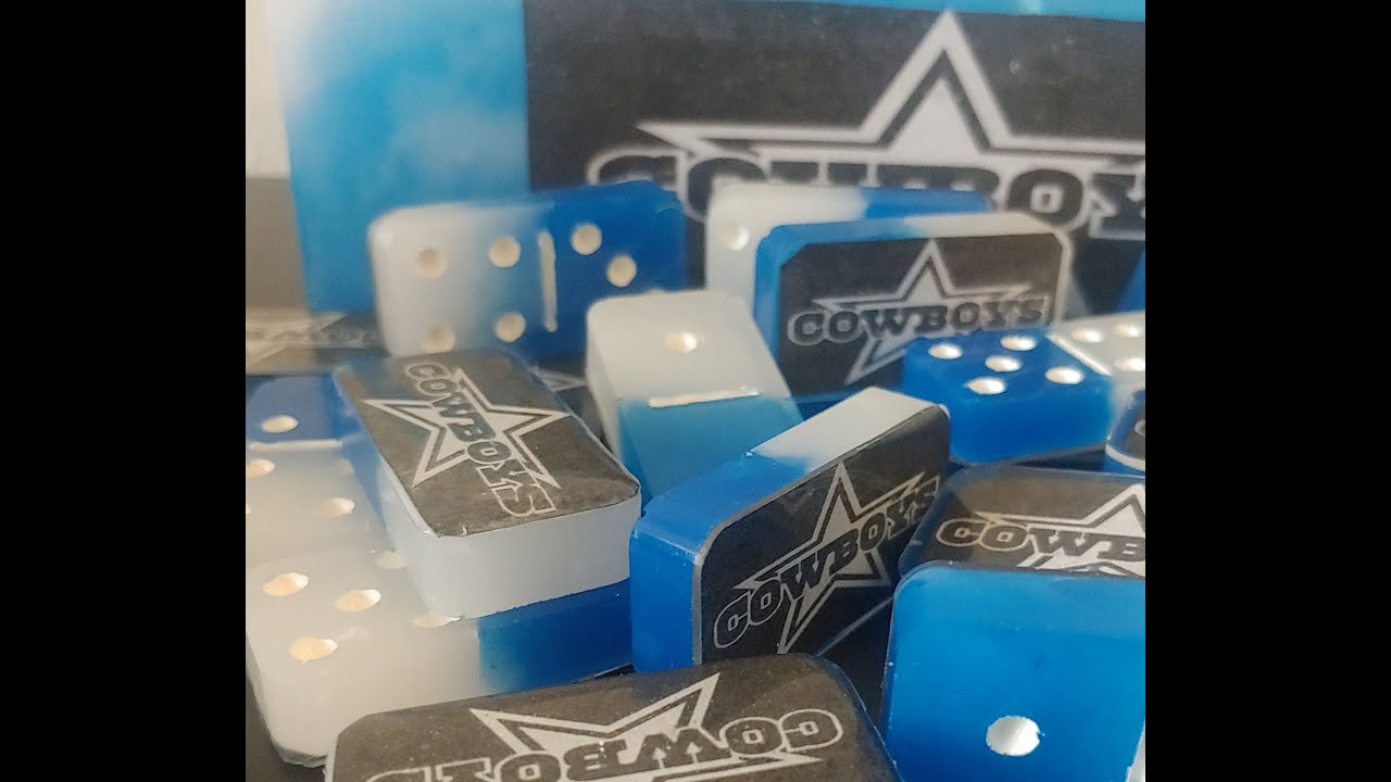 DO NOT MISS THIS D.I.Y Custom Resin Dominos Made with A Dallas Cowboys ...