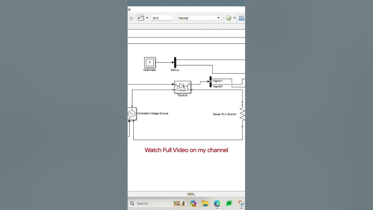 Thyristor Gate Triggering Characteristics Simulation in MATLAB/Simulink #shorts - YouTube