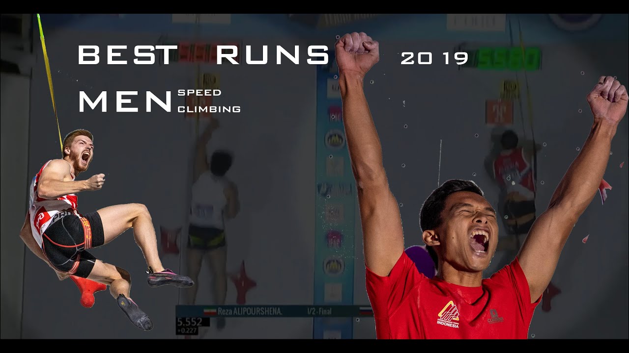 Best runs of 2019! Men! Speed climbing! - YouTube