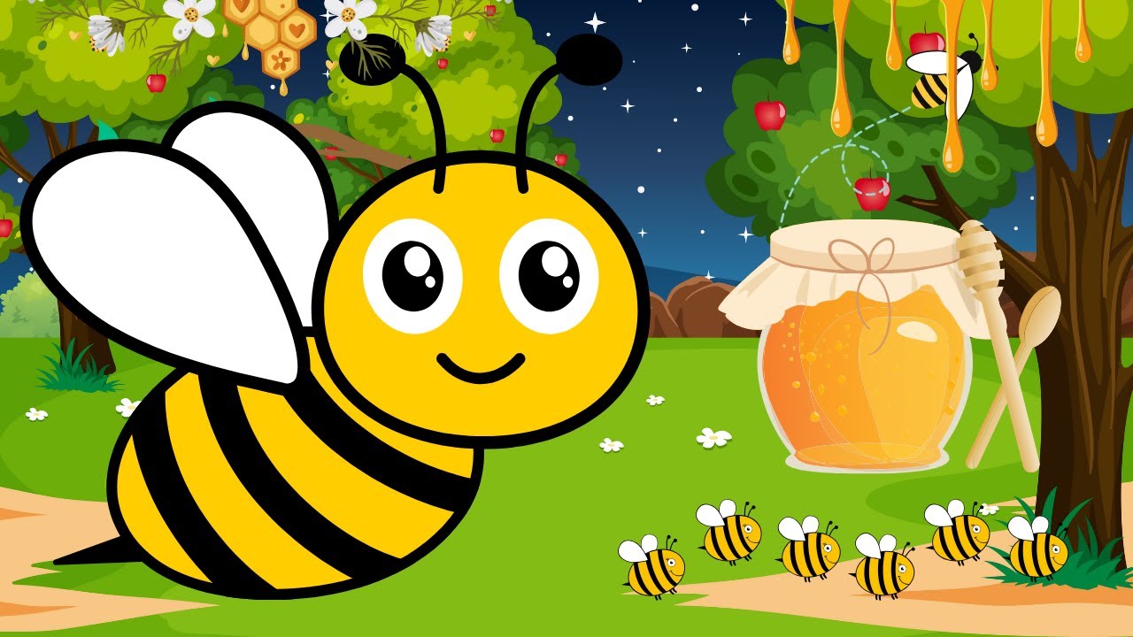 The Bees Go Buzzing | Five Little Penguins | Baby And Kids Songs Learn ...