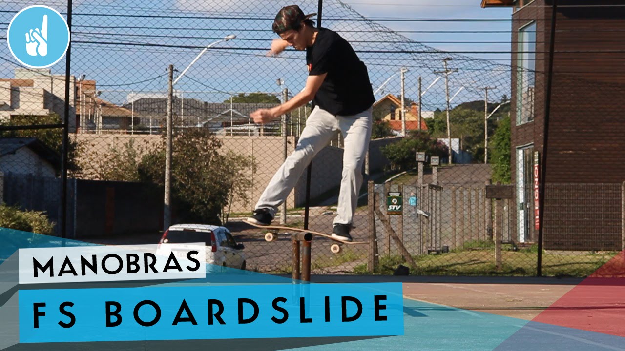 Como mandar FS boardslide (lipslide) | sobreskate - YouTube