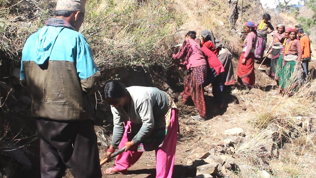 All villagers are Making Jungle Street Together || Unity of villagers ...