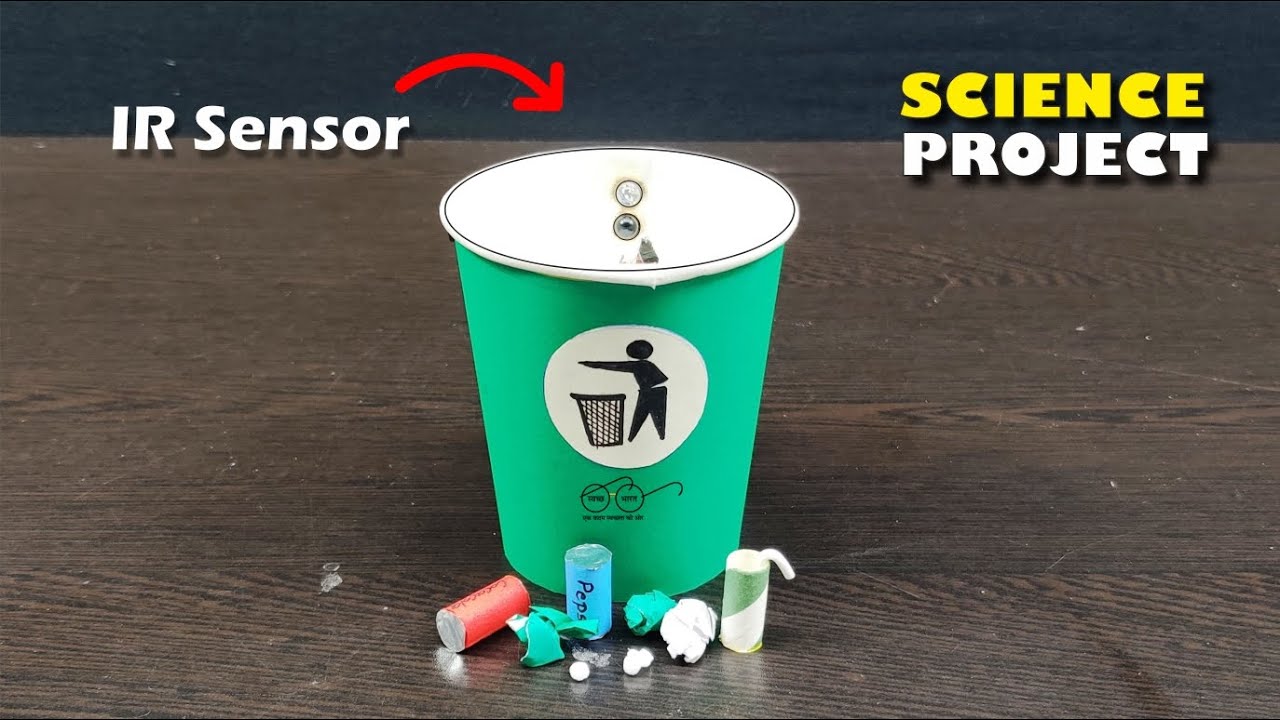 How To Make Automatic Dustbin Using IR Sensor|| Smart Dustbin ...