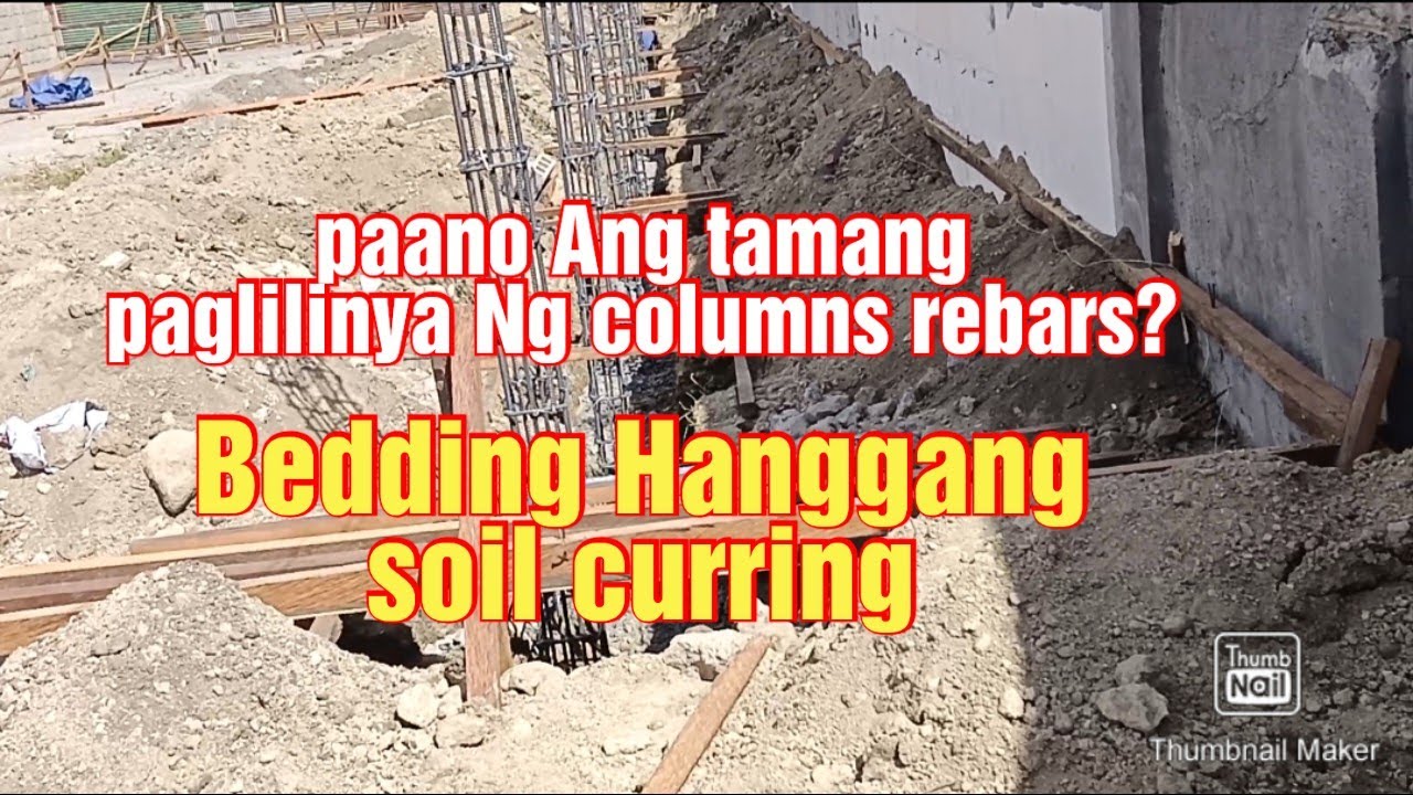 Paano maglinya Ng mga poste at bakal?at mga preparation na ginagawa ...