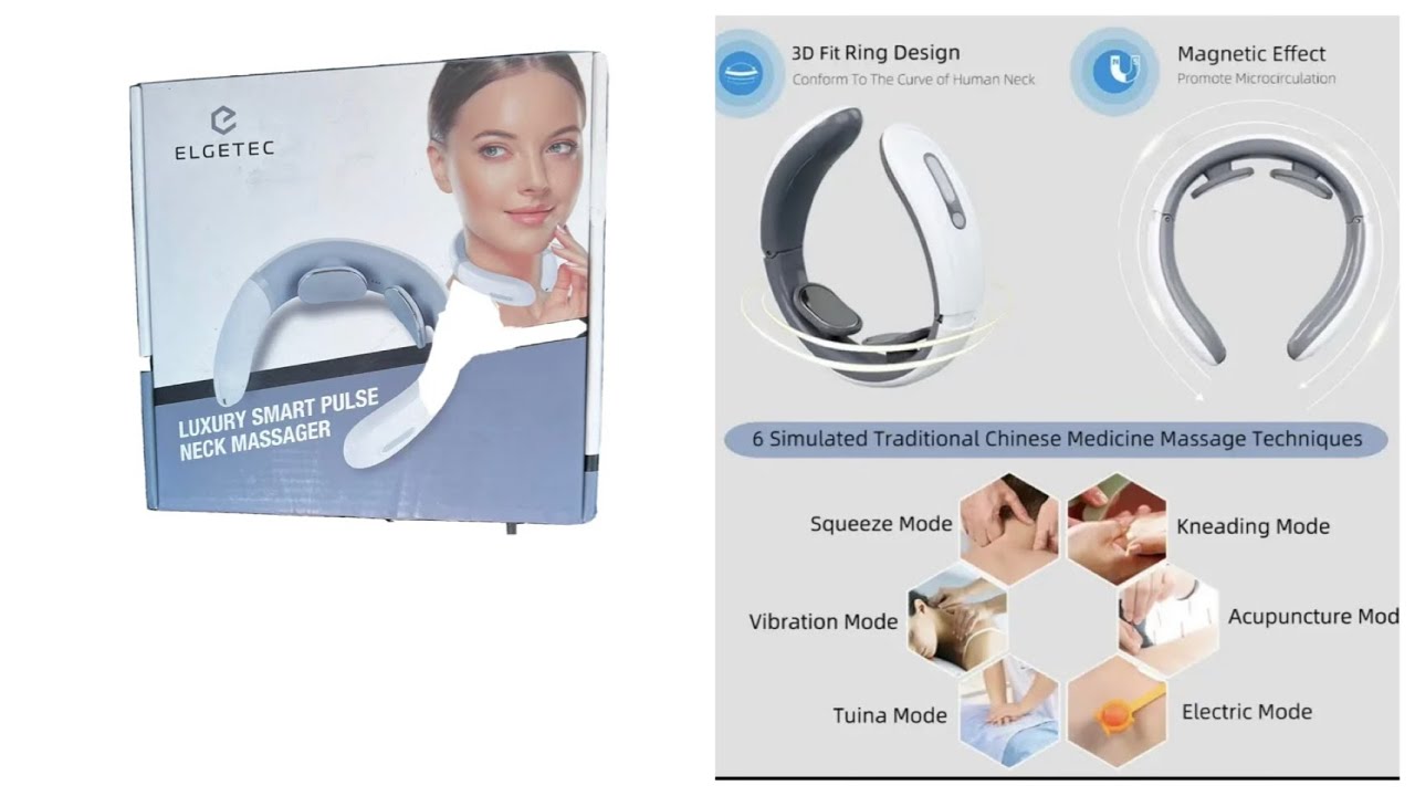 Elgetec luxury smart pulse Neck massager | neck messager | ebay ...