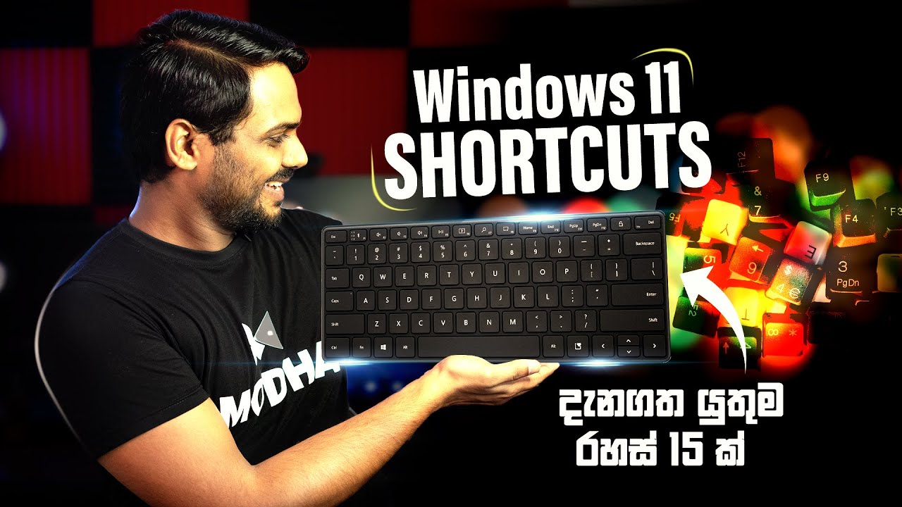 Top 15 Windows Keyboard Shortcuts Most Useful | Sinhala Tutorial - YouTube