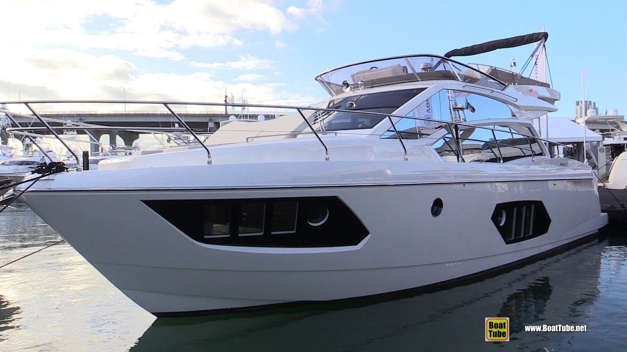 2019 Absolute 45 Fly Motor Yacht - Walkthrough - 2019 Miami Yacht Show ...