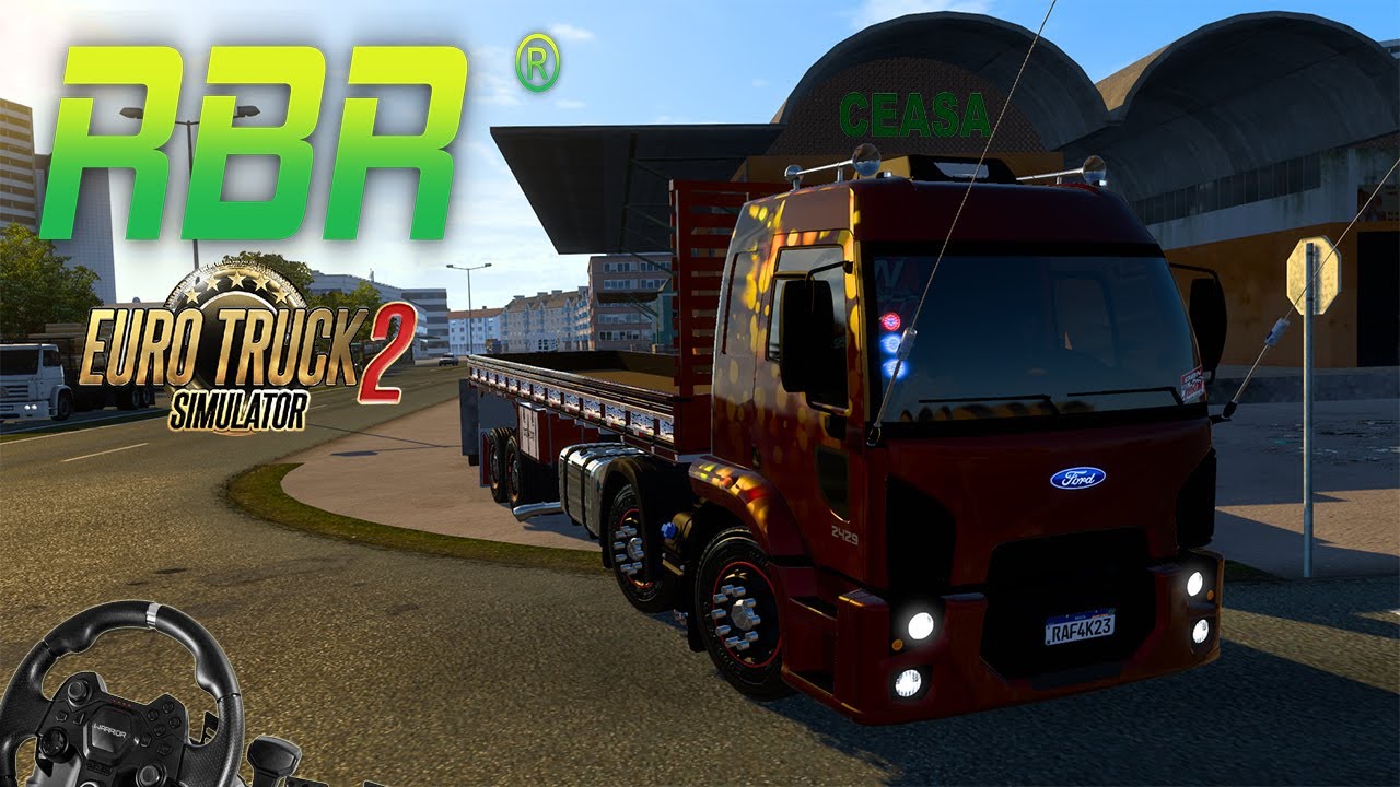 GAMEPLAY AO VIVO - Euro Truck Simulator 2 / MAPA RBR - FORD CARGO 2429 ...