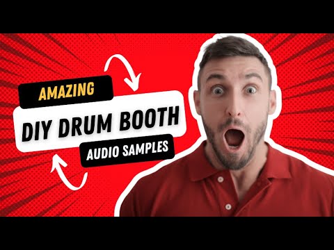 Amazing DIY Drum Booth Enclosure with Audio Samples - YouTube