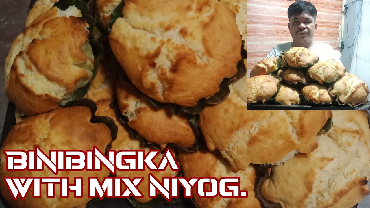 Bibingka recipe with Mix niyog and Banana leaves | Bibingka recipe pang ...