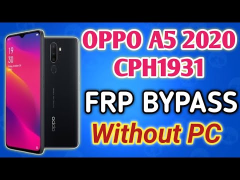 OPPO A5 2020 CPH 1931 FRP BYPASS WITHOUT PC - YouTube