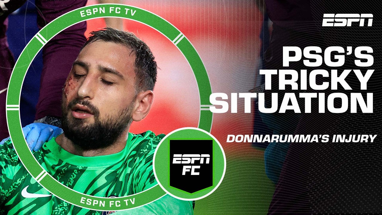 The TRICKY SITUATION of PSG's Gianluigi Donnarumma getting injured by a ...