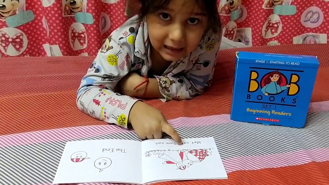 Milli reading Bob Books - 3 - YouTube
