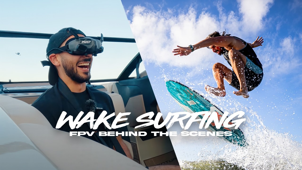Behind the Scenes: Creating Epic FPV Cinematics with Wakesurfers - YouTube