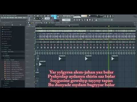 PREZIDENT AYDYMY   KALBYMDA SEN   KARAOKE   TEXT