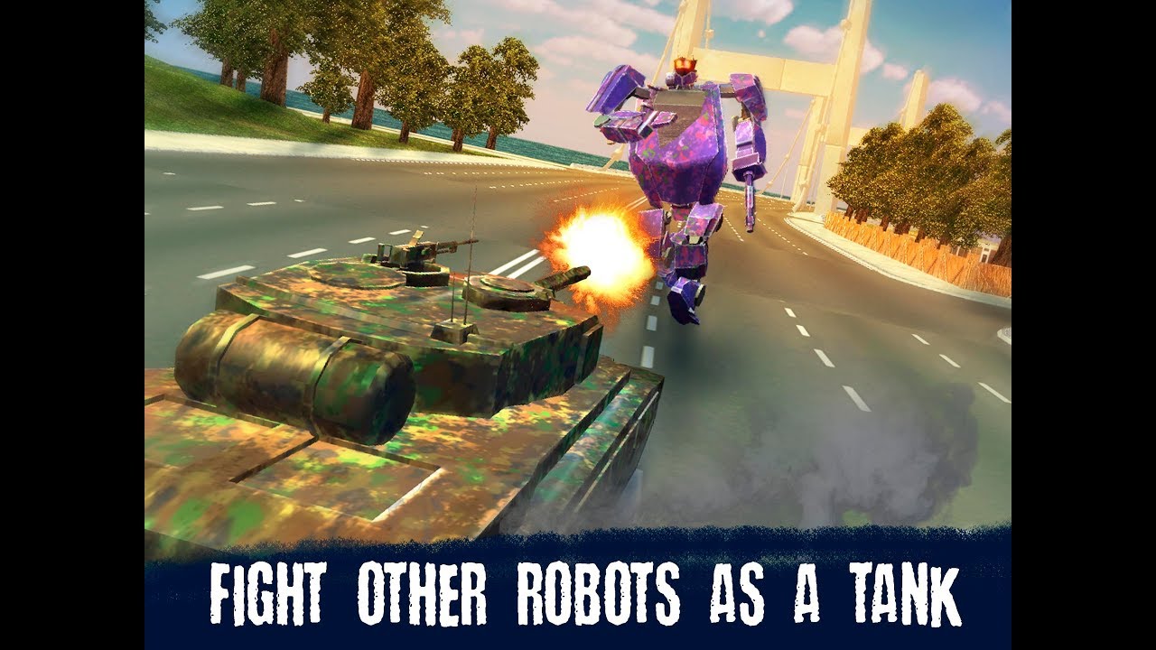 Robot Ray Transform Tank Fight Gameplay Video Android - YouTube