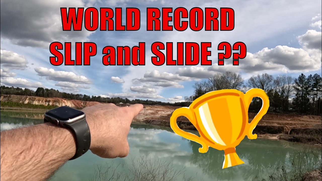 Can we break a world record?? Longest slip and slide - YouTube