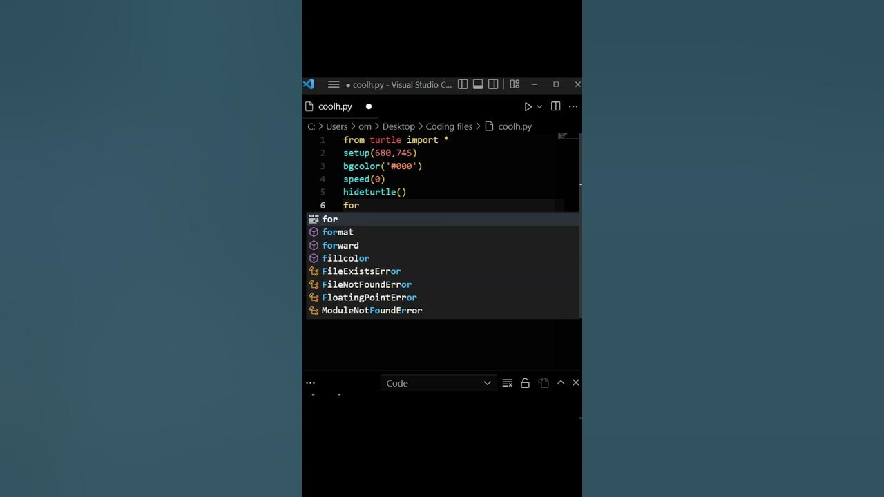 Python Turtle Graphics Python Coding Python Pythontutorial Codingstatus Youtube