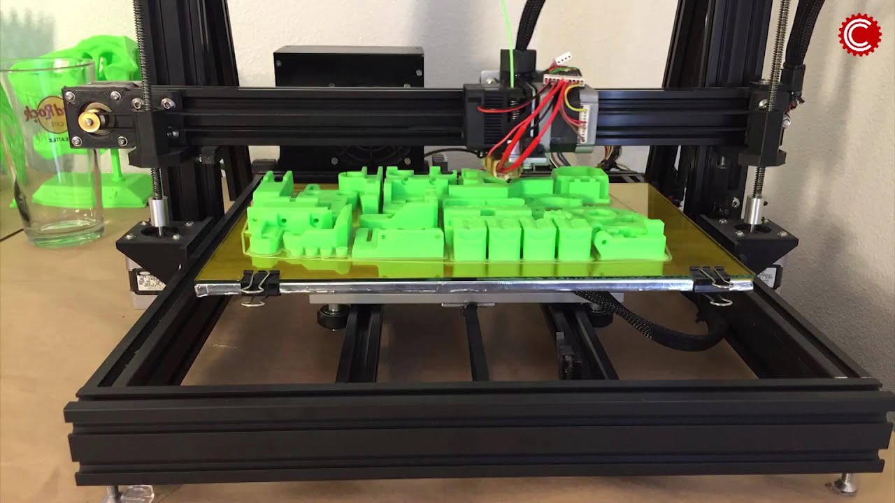 3D Printing Time Lapse - Prusa Mendel I3 Parts - YouTube