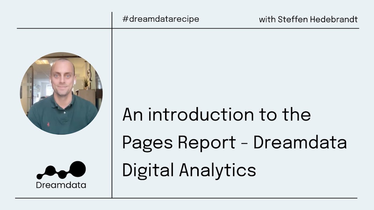 An introduction to the Pages Report - Dreamdata Digital Analytics - YouTube