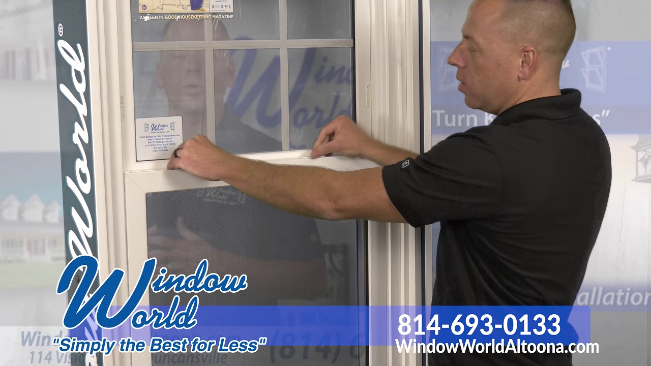 Window World LOCKING AND UNLOCKING Operation - YouTube