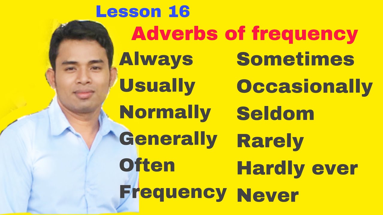 Lesson 16 Adverbs of frequency - YouTube