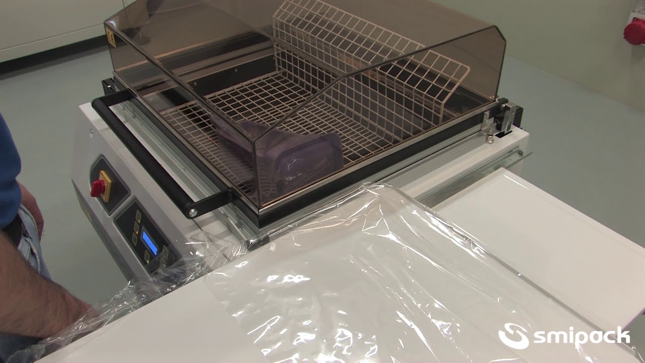 SmiPack SL55 Термоусадка пластиковых изделий - YouTube