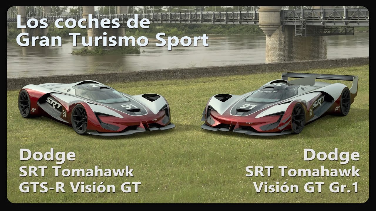 Los coches de Gran Turismo Sport: Dodge SRT Tomahawk VGT Gr.1 y SRT ...
