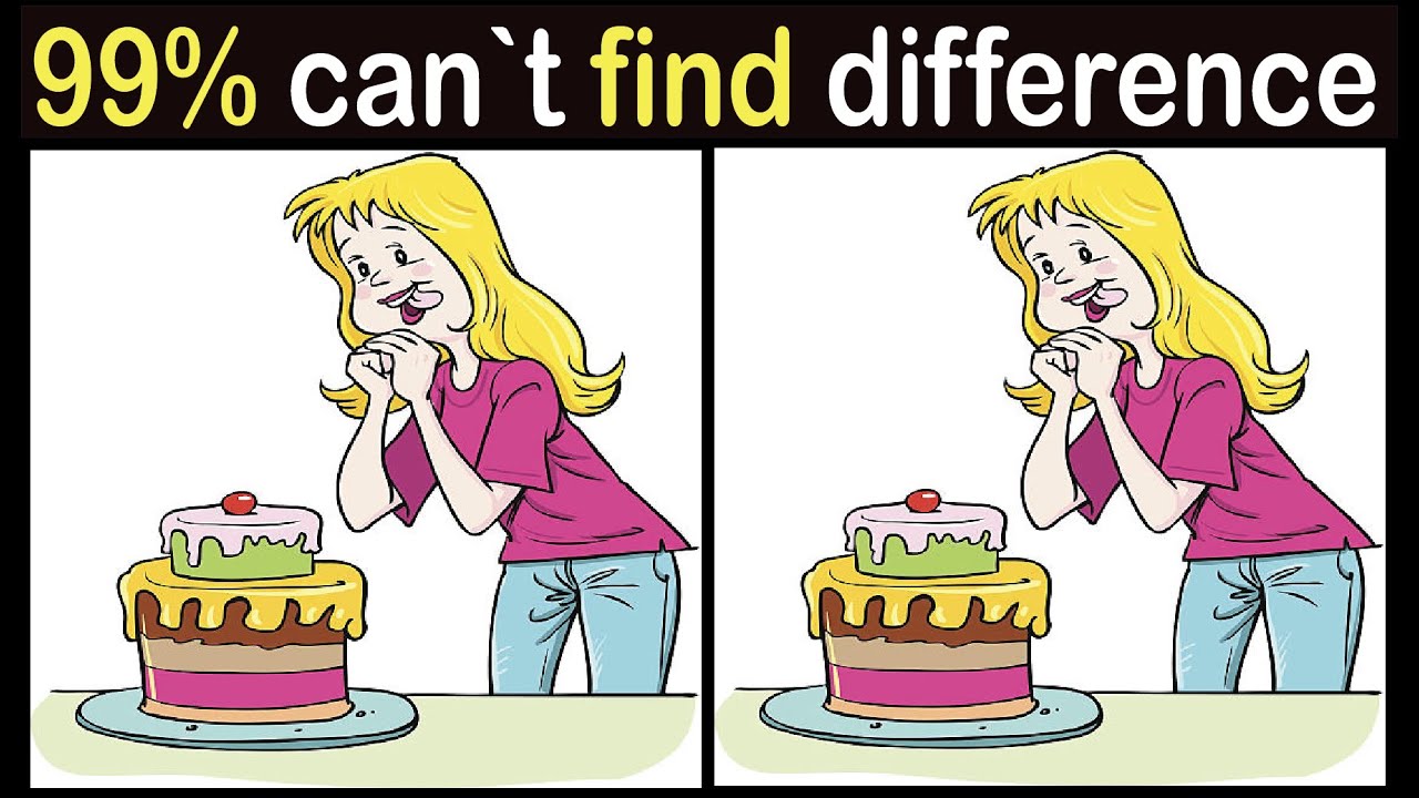 Spot The Difference image #81 fun puzzle game animation character - YouTube