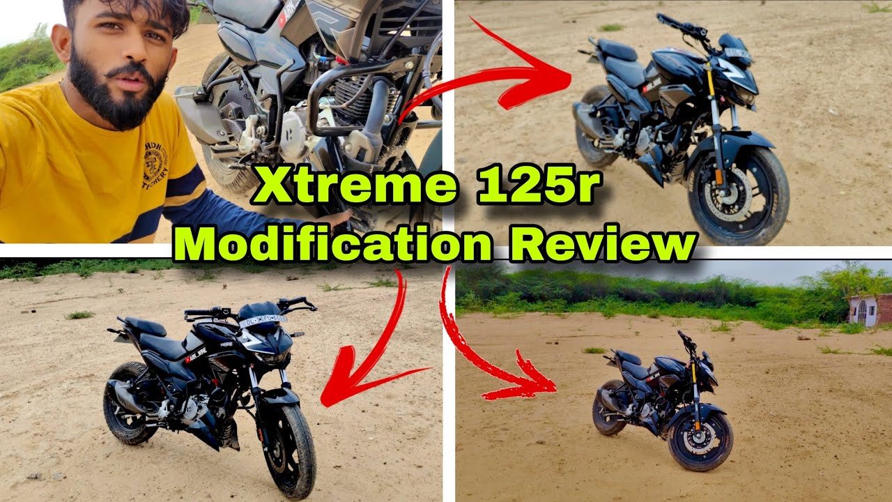 Hero Xtreme 125R Modification Review || Best Modifications Accessories ...