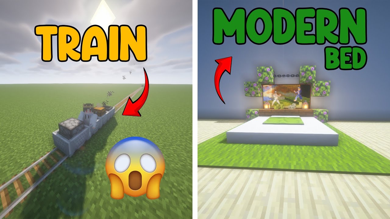 10 Viral Minecraft Build Hack#minecraft #technogamerz #herobrine # ...