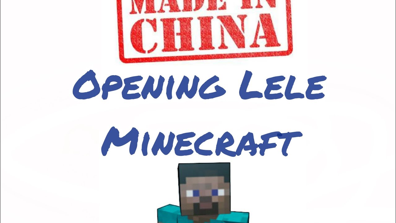 Opening dwóch zestawów Lele (Minecraft) My World. - YouTube