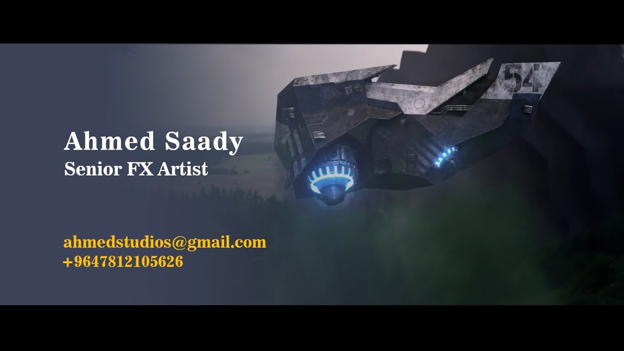 Ahmed Saady FX SHOWREEL 2023 - YouTube